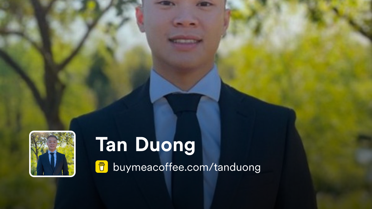 Tan Duong - Buymeacoffee