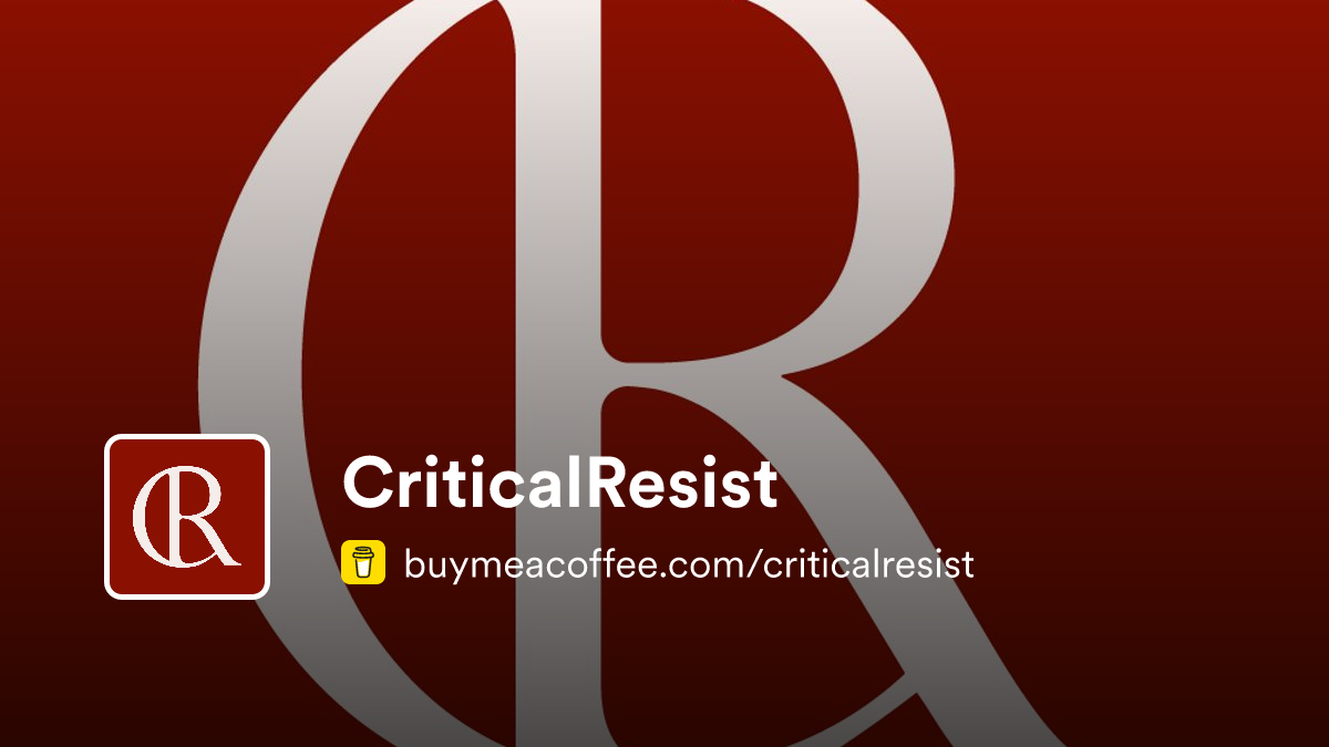 CriticalResist - Buymeacoffee