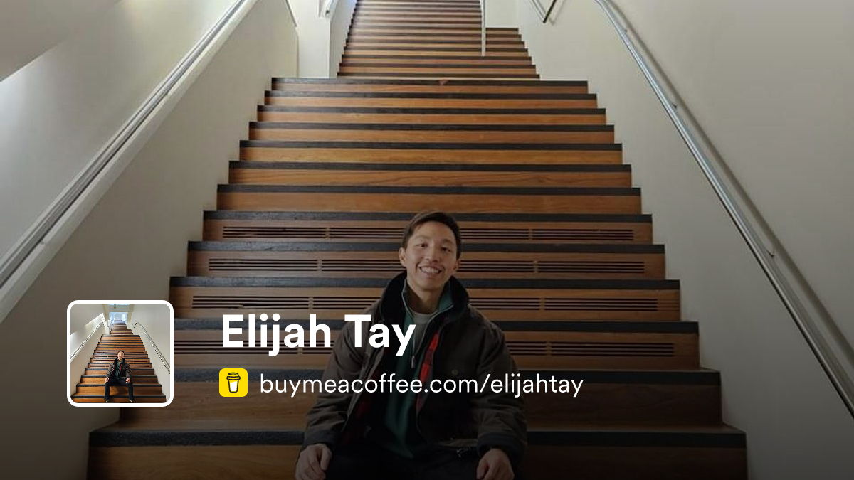 Elijah Tay - Buymeacoffee