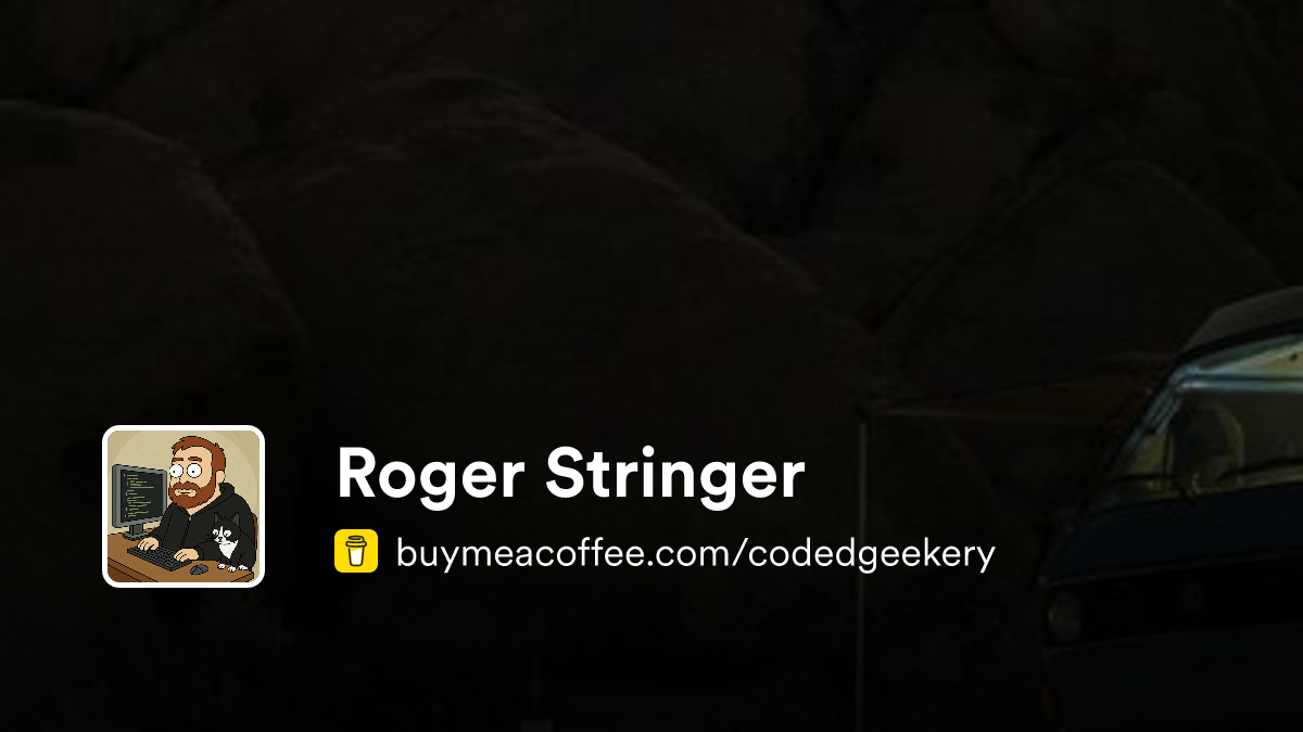 Roger Stringer is creating new projects and code to make life easier ...