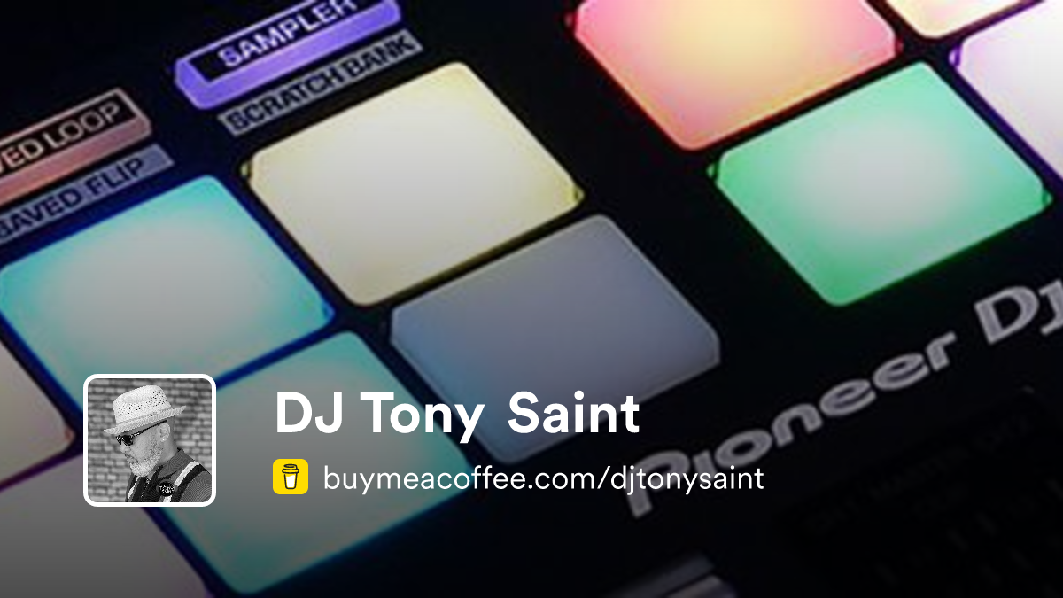 DJ Tony Saint - Buymeacoffee