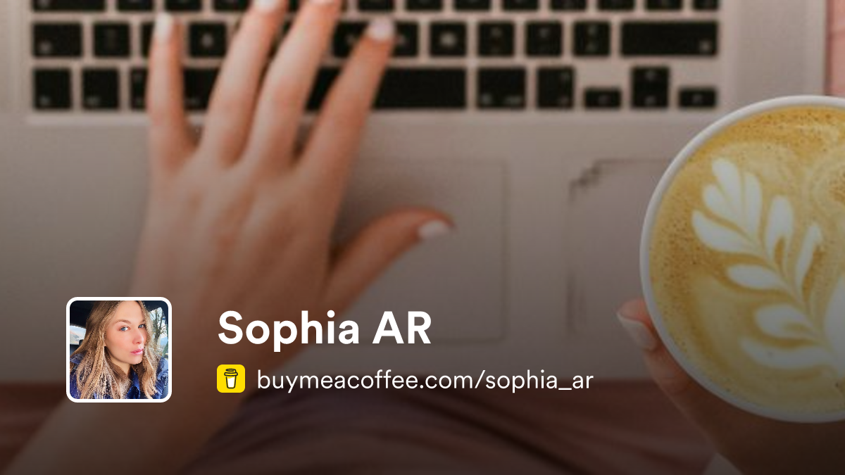 Sophia AR - Buymeacoffee