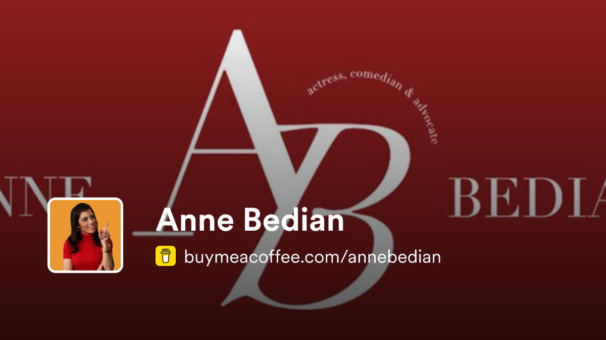 Anne Bedian - Buymeacoffee