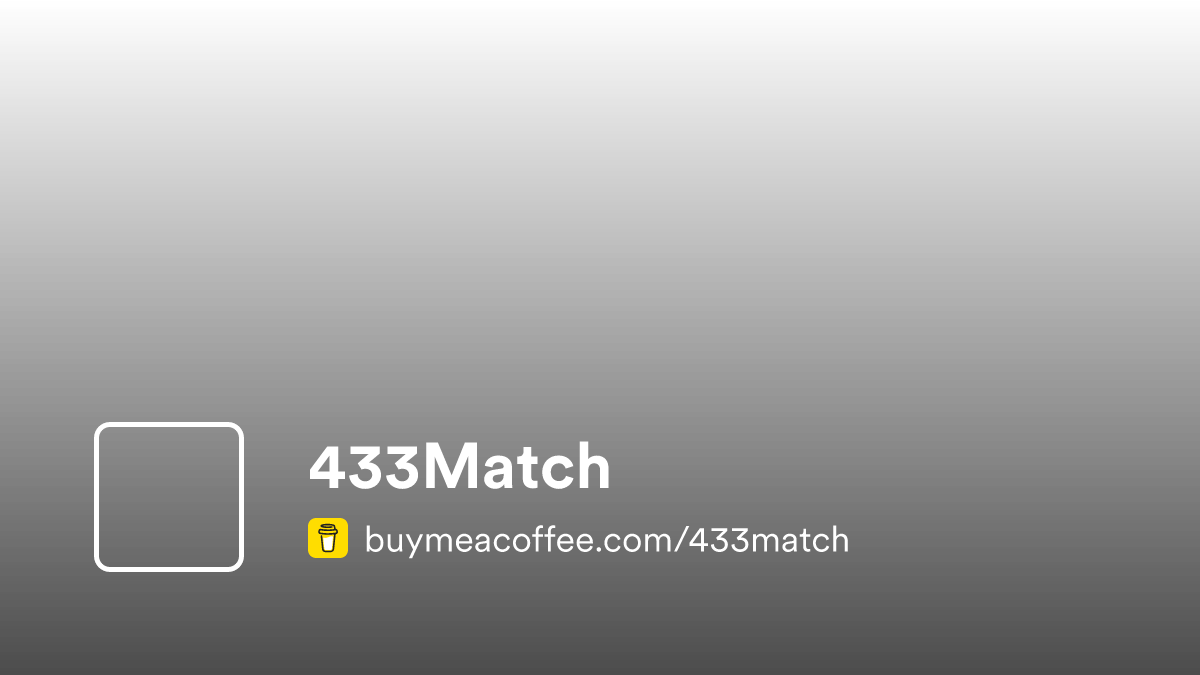 433Match is creating free football streams - Buymeacoffee