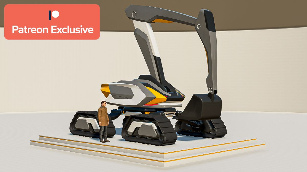 FS22 Concept Excavator — MyGameSteam - Buymeacoffee