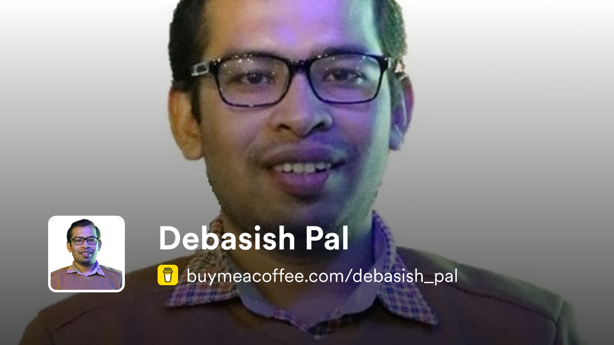 Debasish Pal - Buymeacoffee