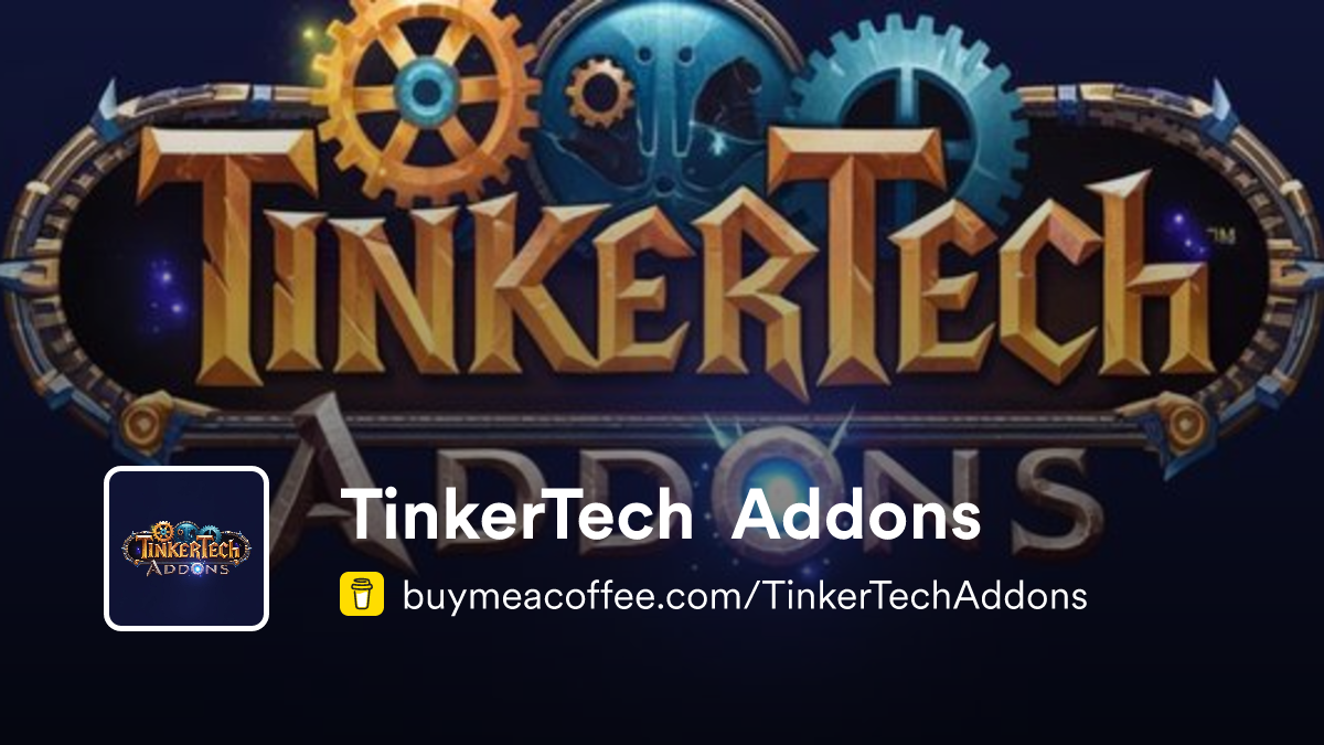 TinkerTech Addons - Buymeacoffee