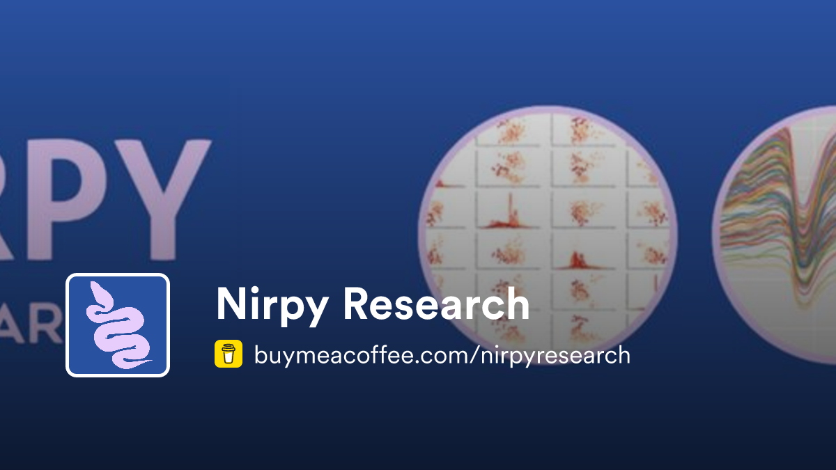 Nirpy Research is Creating Blog and Scripts on Statistical Learning - Buymeacoffee