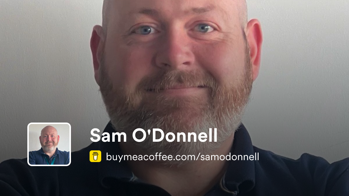 Sam O'Donnell - Buymeacoffee