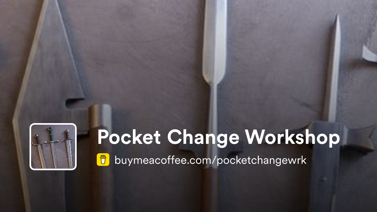 Extras | Pocket Change Workshop - Buymeacoffee