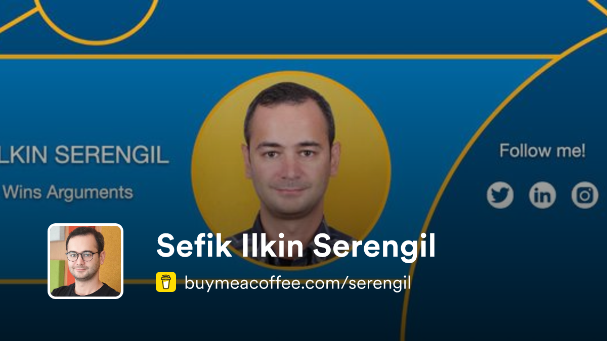 Sefik Ilkin Serengil Is Open Source Software Buymeacoffee