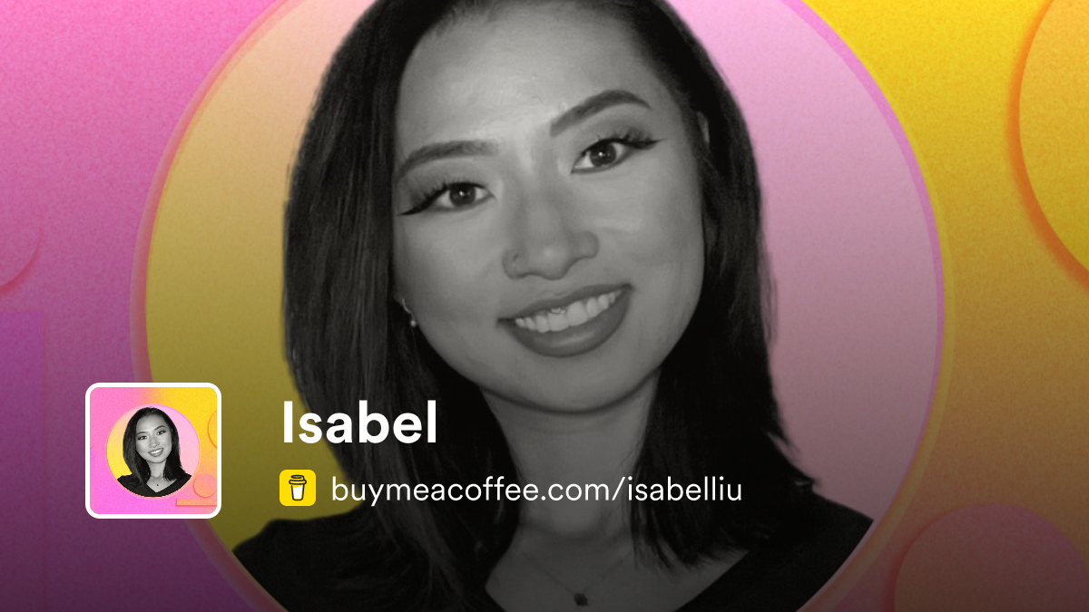 Isabel - Buymeacoffee