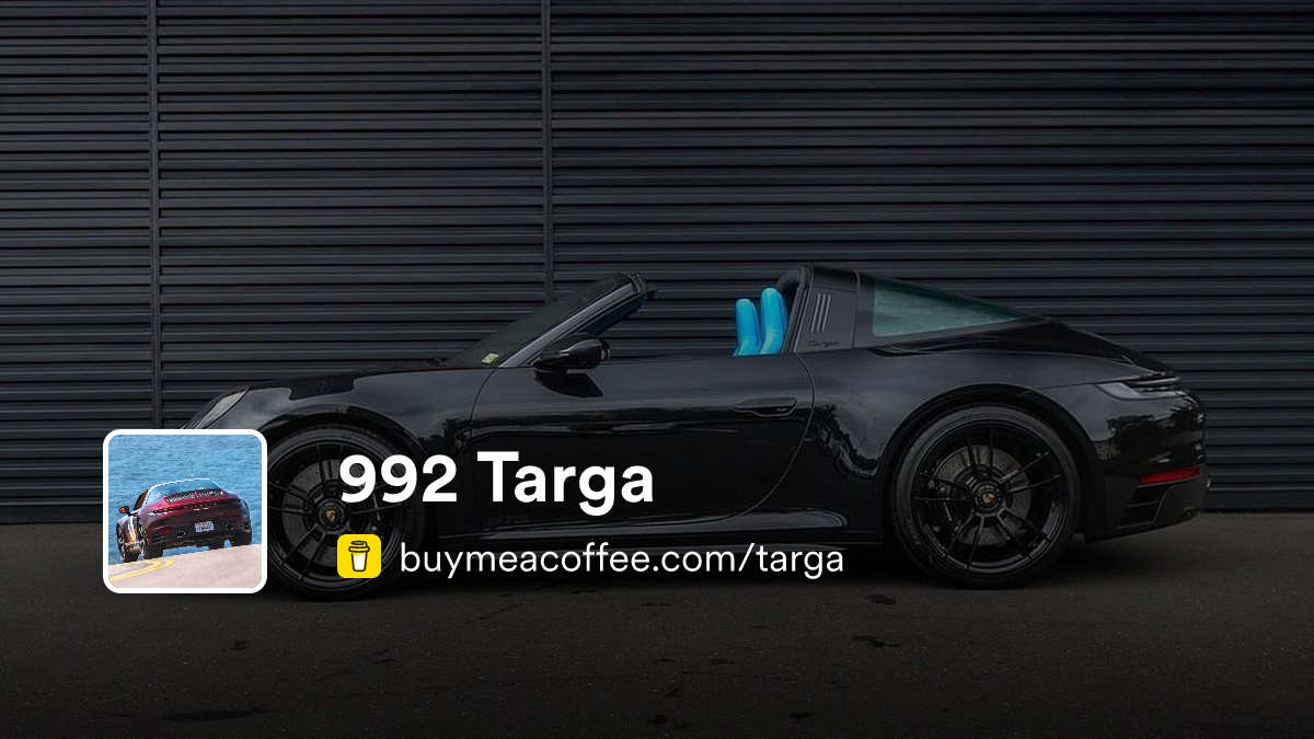 992 Targa - Buymeacoffee