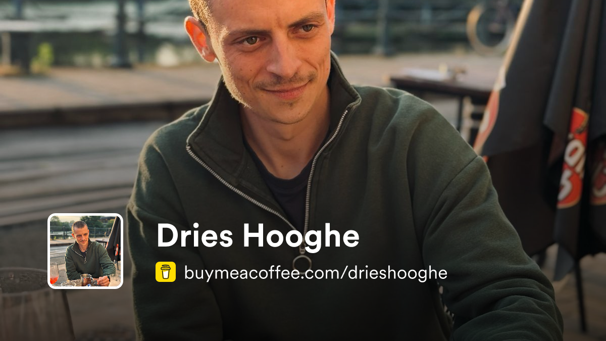 Dries Hooghe - Buymeacoffee