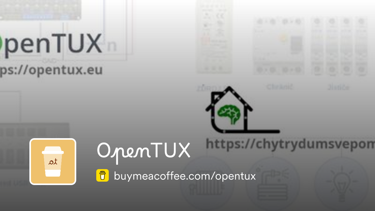 OpenTUX is creating tutorials for opensource projects at your home! - Buymeacoffee