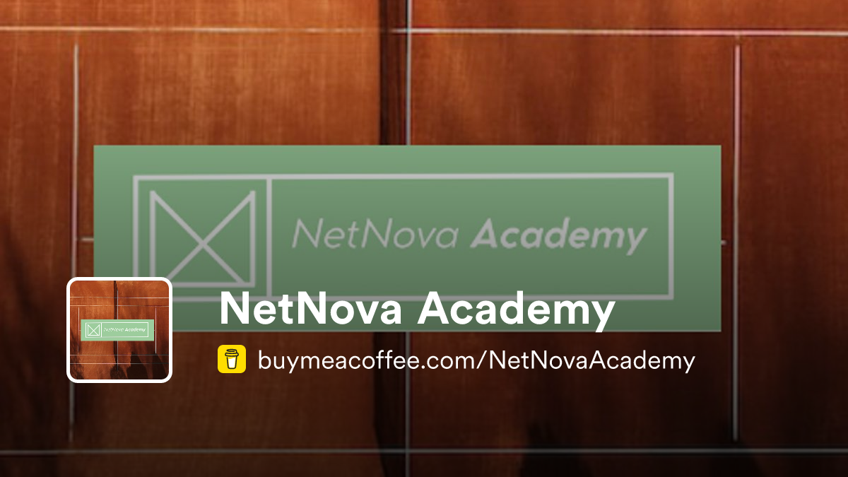NetNova Academy - Buymeacoffee