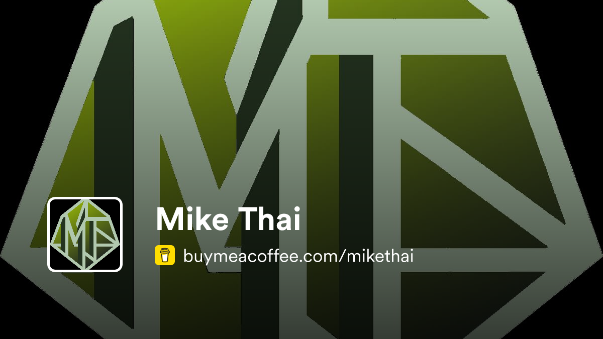 Mike Thai - Buymeacoffee