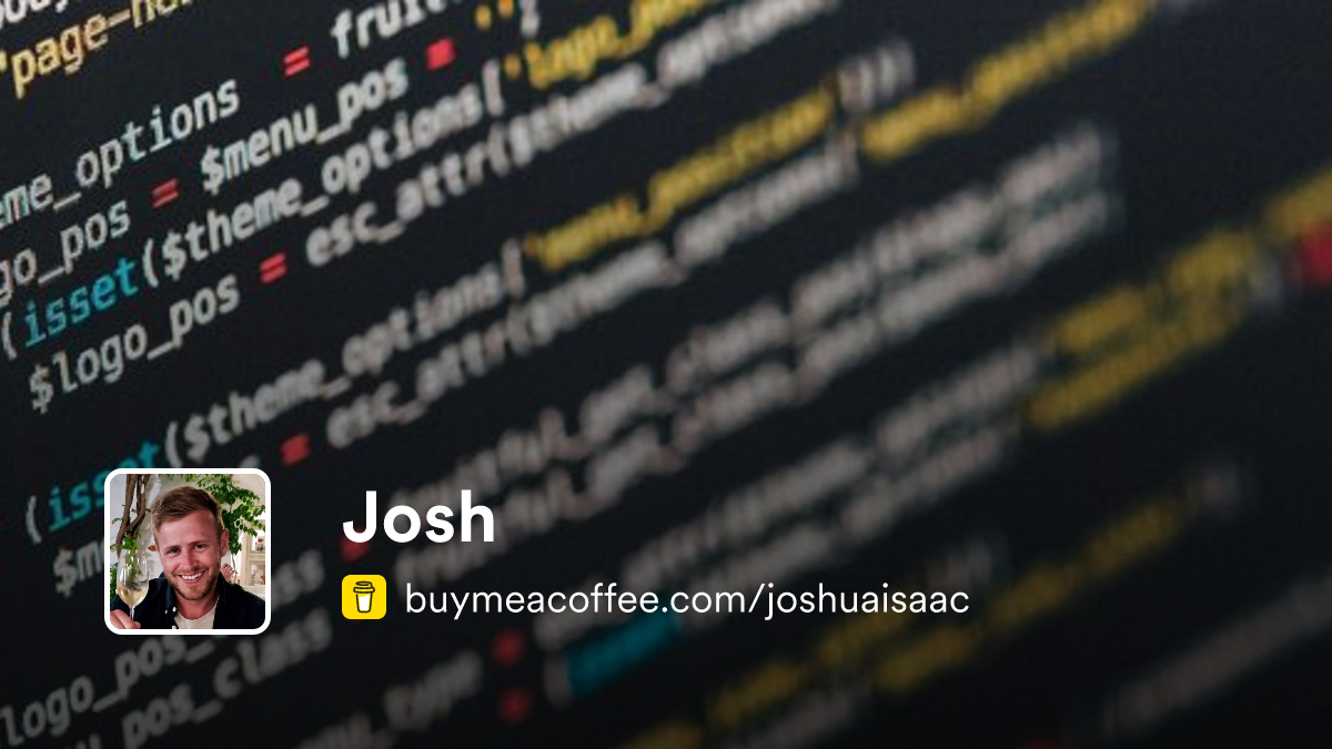 Josh is Free web apps. - Buymeacoffee
