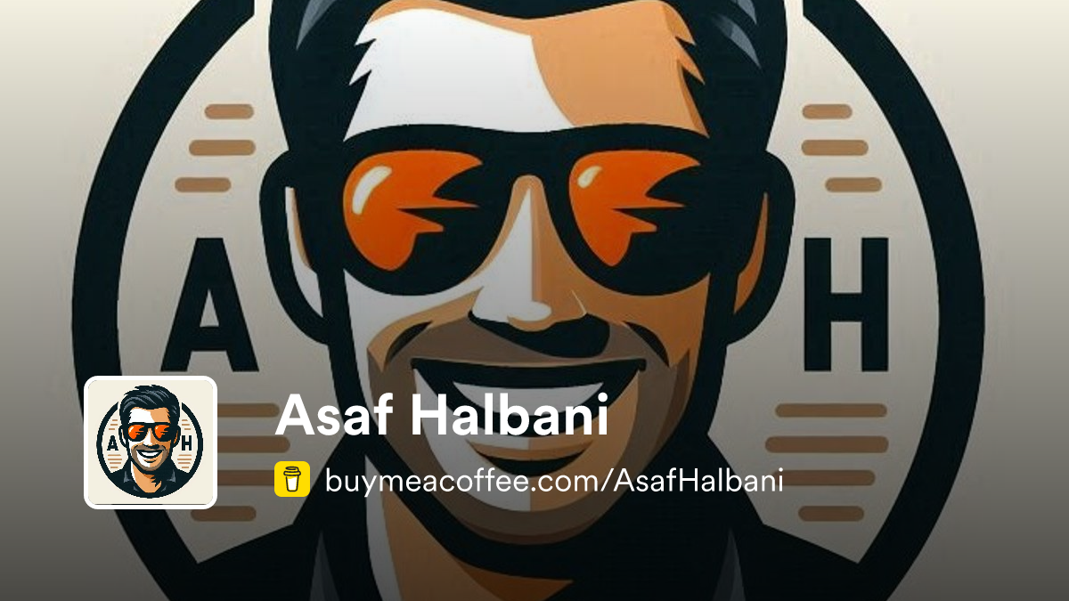 Asaf Halbani - Buymeacoffee