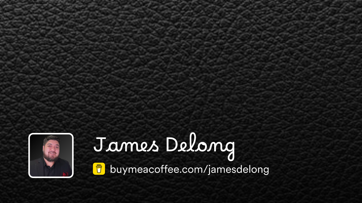 James Delong is working on blogging and video content - Buymeacoffee