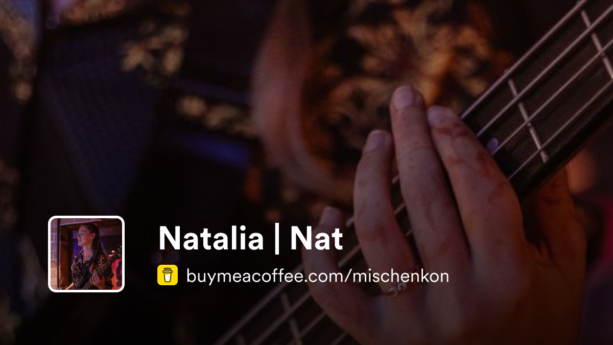 Natalia | Nat - Buymeacoffee