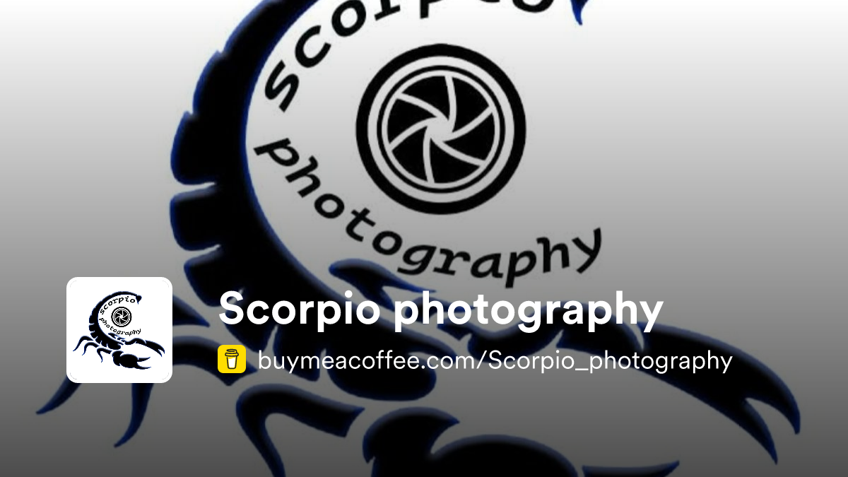 Scorpio photography - Buymeacoffee