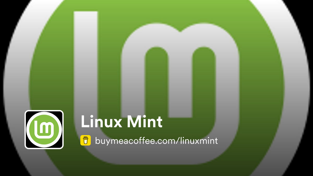 Linux Mint - Buymeacoffee