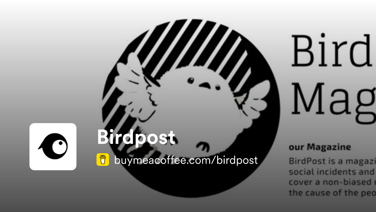 Birdpost is awsome - Buymeacoffee