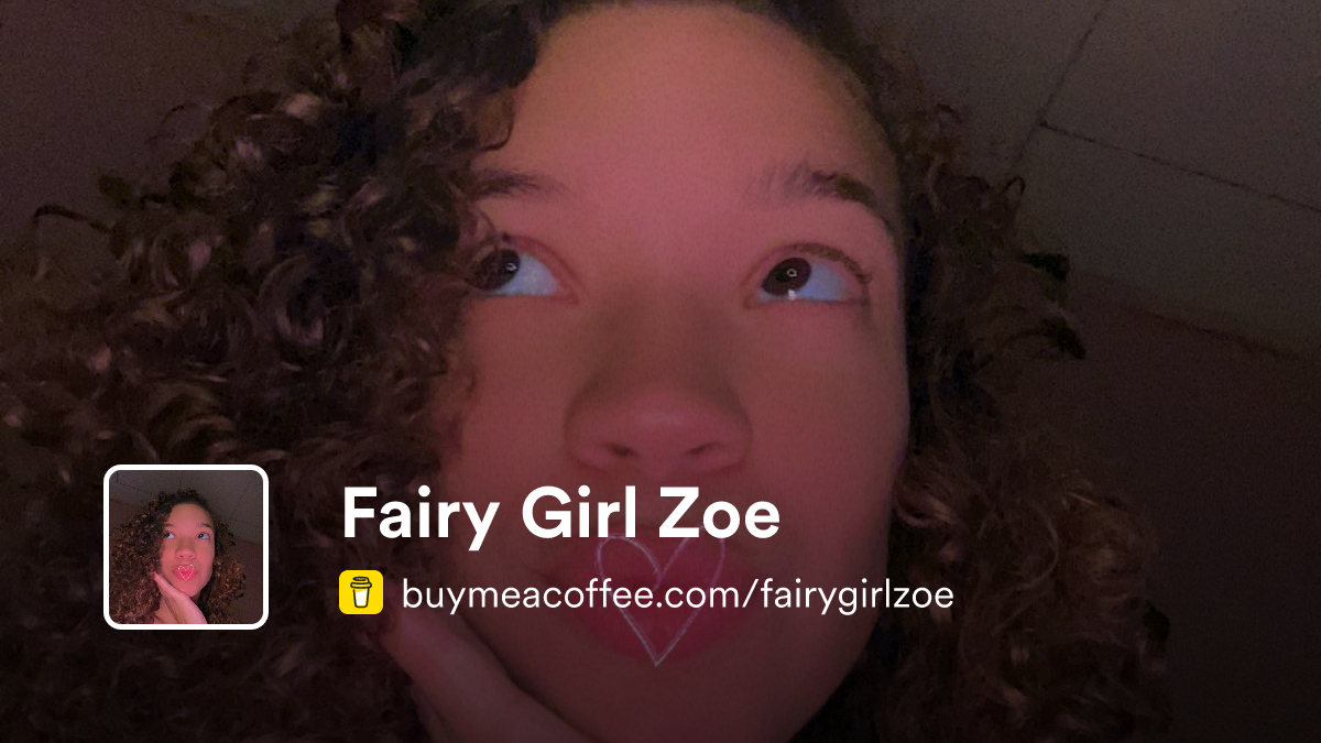 Fairy Girl Zoe - Buymeacoffee