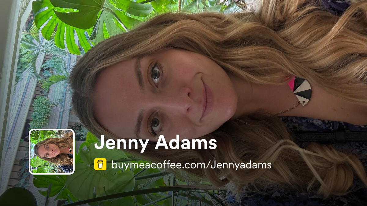 Jenny Adams - Buymeacoffee