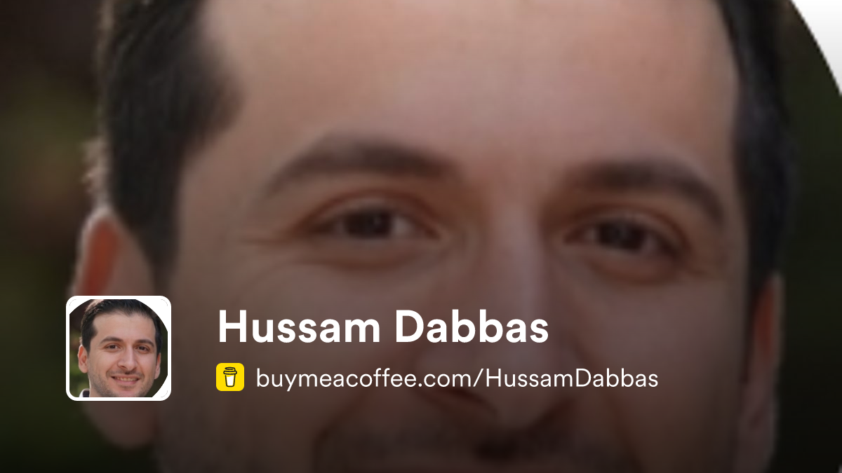 Hussam Dabbas - Buymeacoffee