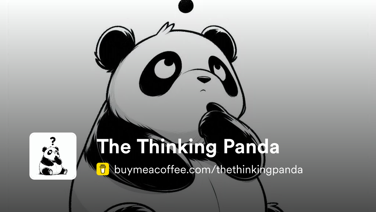 The Thinking Panda - Buymeacoffee