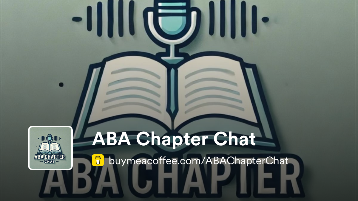 ABA Chapter Chat - Buymeacoffee