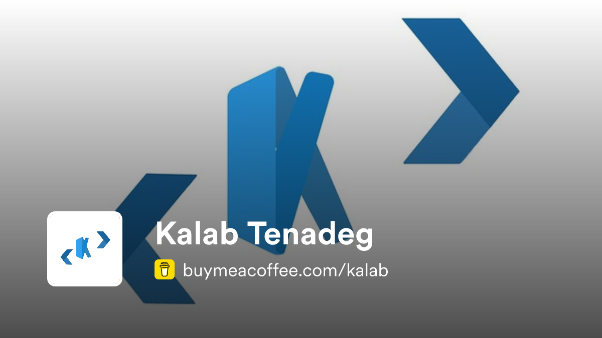 Kalab Tenadeg - Buymeacoffee