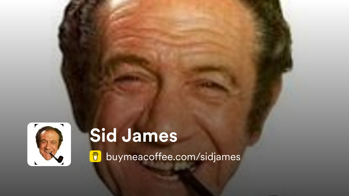 Sid James - Buymeacoffee