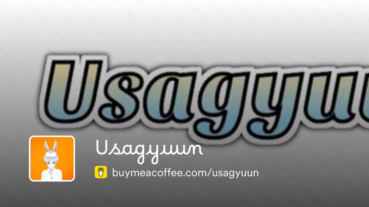 Usagyuun is Gameplays, Animations, Memes - Buymeacoffee