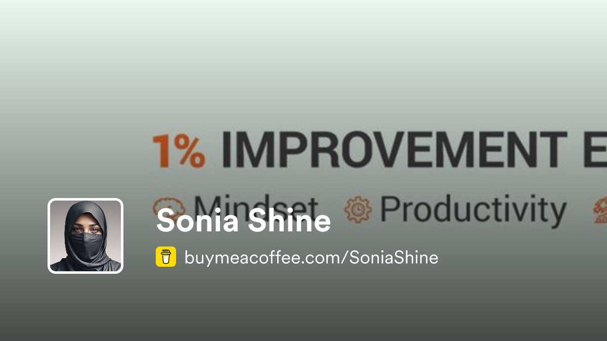 Sonia Shine - Buymeacoffee