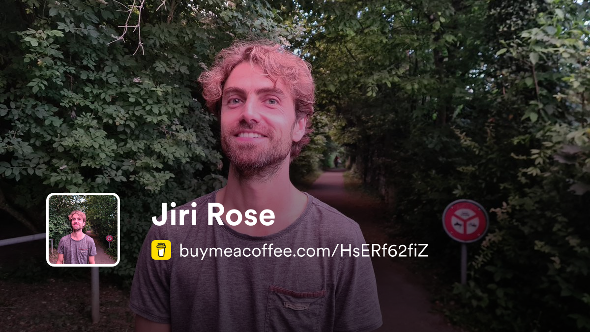 Jiri Rose - Buymeacoffee