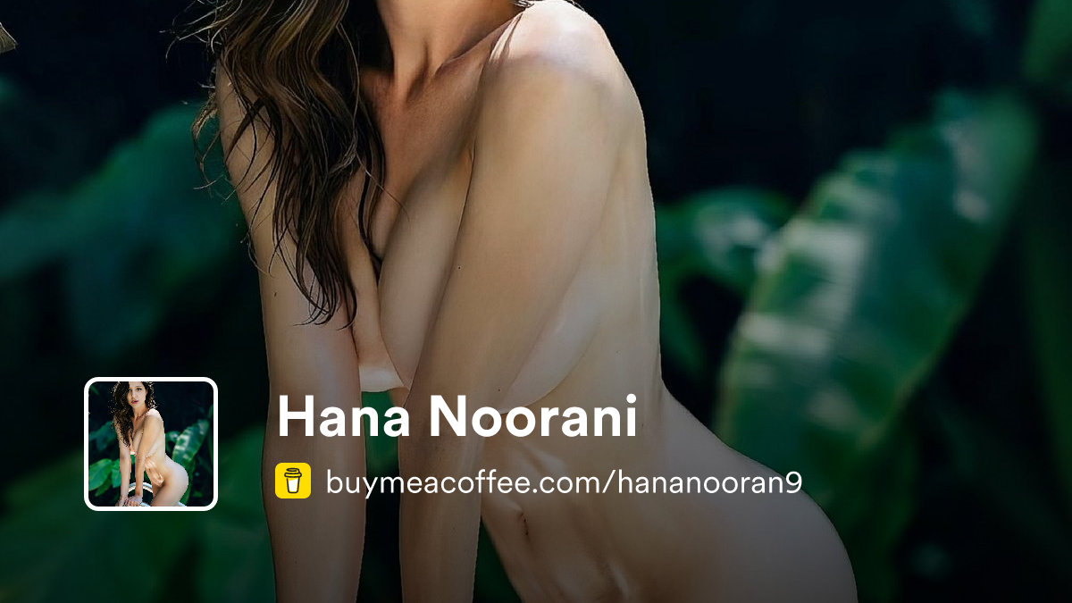 Hana Noorani - Buymeacoffee