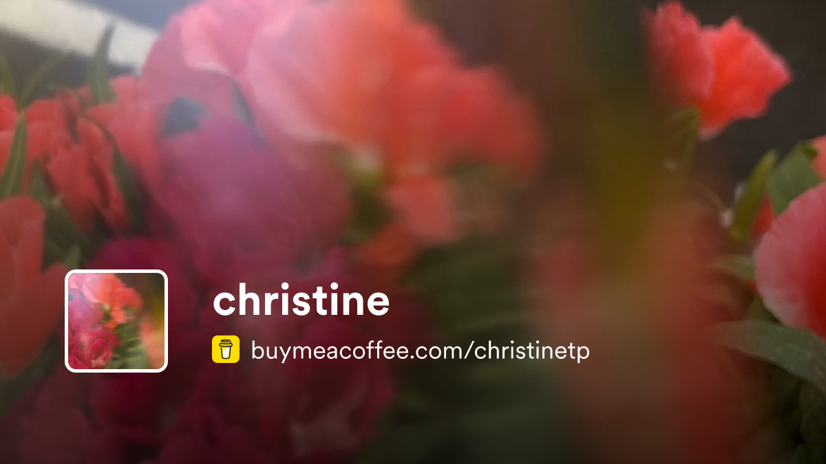 christine - Buymeacoffee