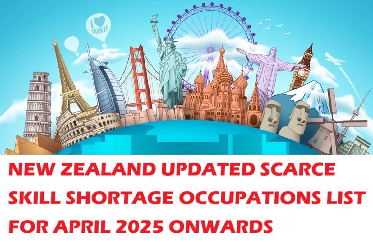 NEW ZEALAND UPDATED SCARCE SKILL SHORTAGE OCCUPATIONS LIST FOR APRIL ...