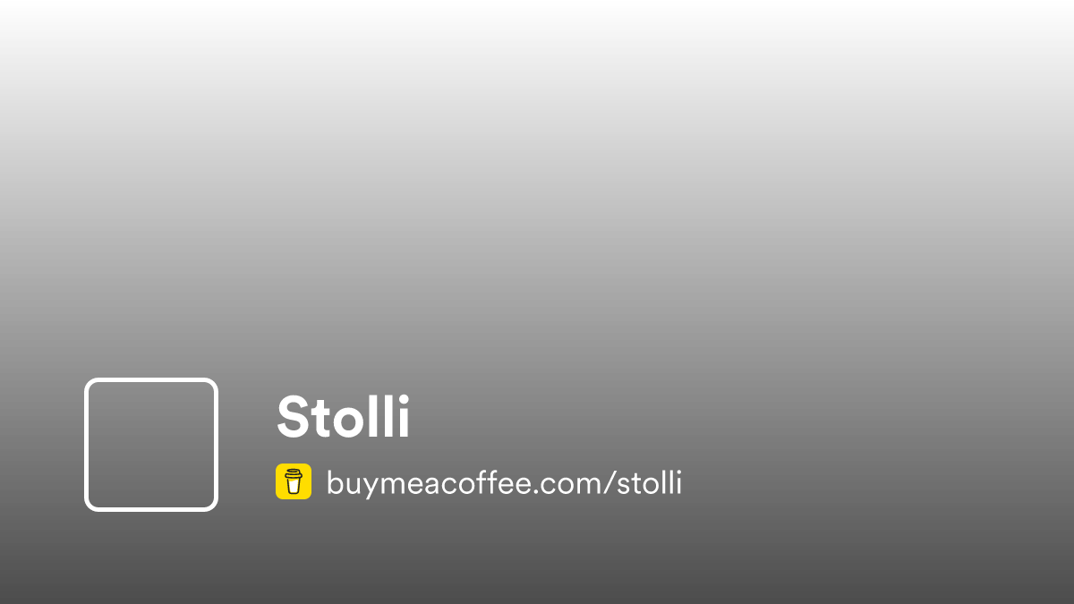Stolli is I'm an Illustrator and 3D-Artist - Buymeacoffee