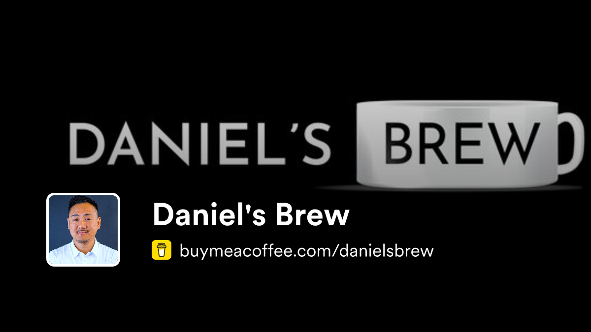 Daniel's Brew - Buymeacoffee