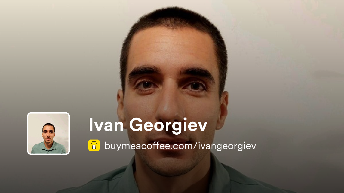 Ivan Georgiev is Apps and programming related articles - Buymeacoffee