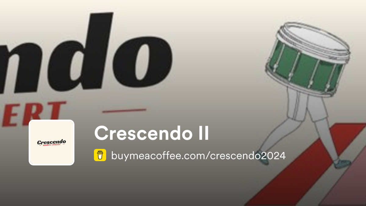 Crescendo II - Buymeacoffee