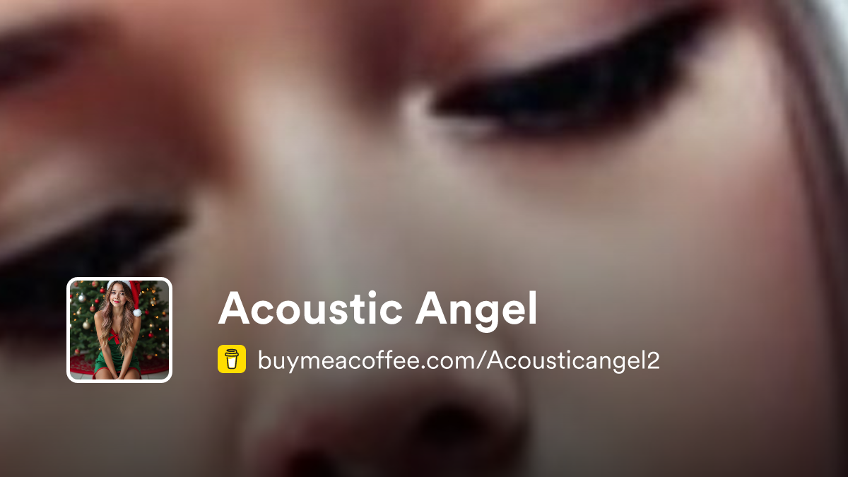 Acoustic Angel - Buymeacoffee