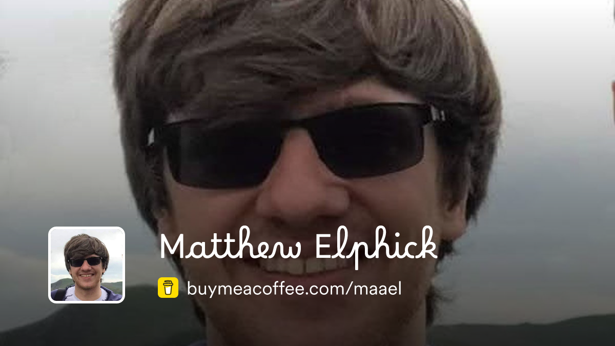 Matthew Elphick - Buymeacoffee