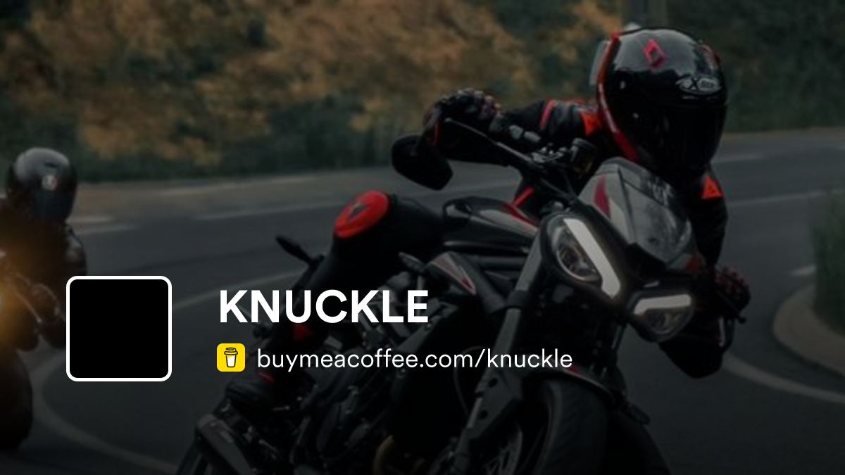 KNUCKLE is Building the Ultimate Motorcyclists Hub - Buymeacoffee