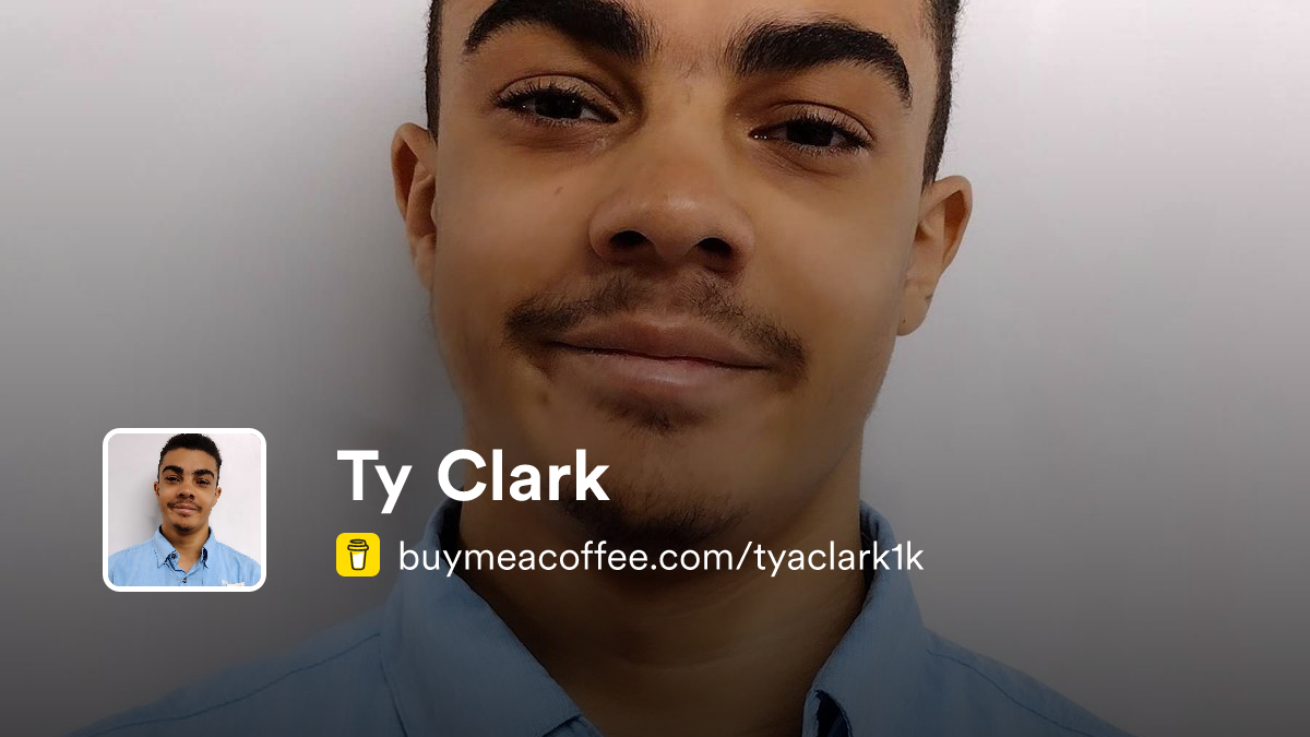 Ty Clark - Buymeacoffee