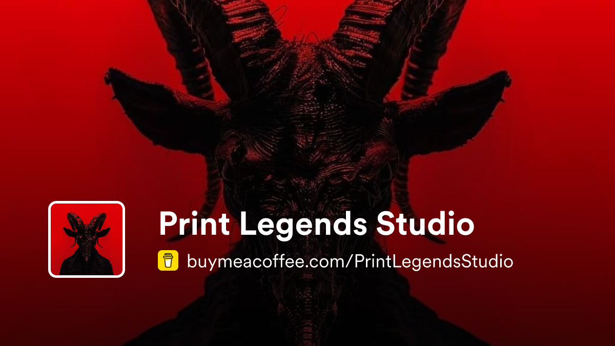 Print Legends Studio - Buymeacoffee